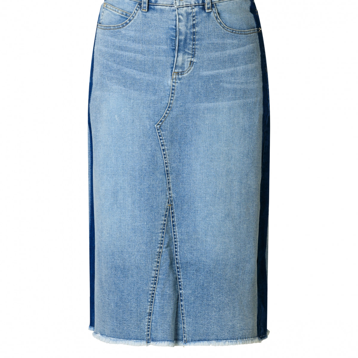 Yest Curve ROK KORT A006033 12001 bleach blue denim – Maxim’s
